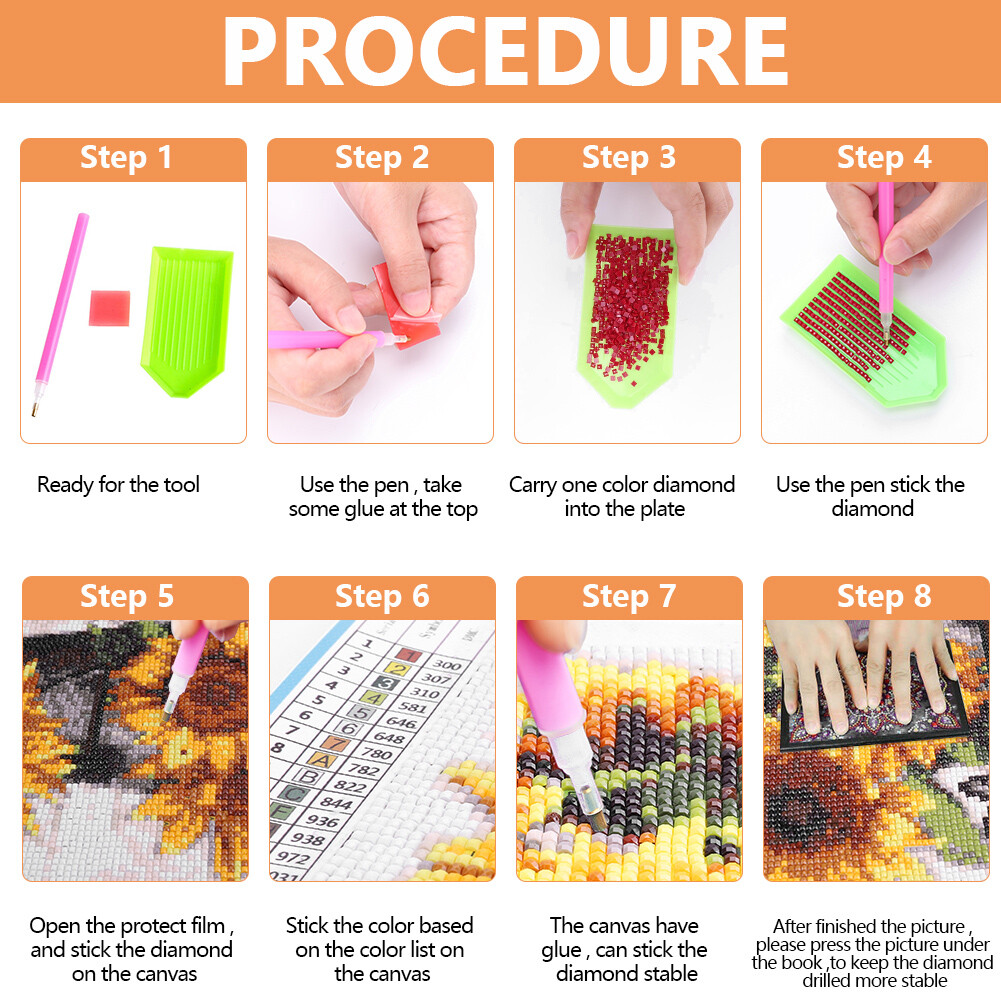 5D DIY Full Square Drill Diamond Painting Rabbit Kit Home Decoration ...