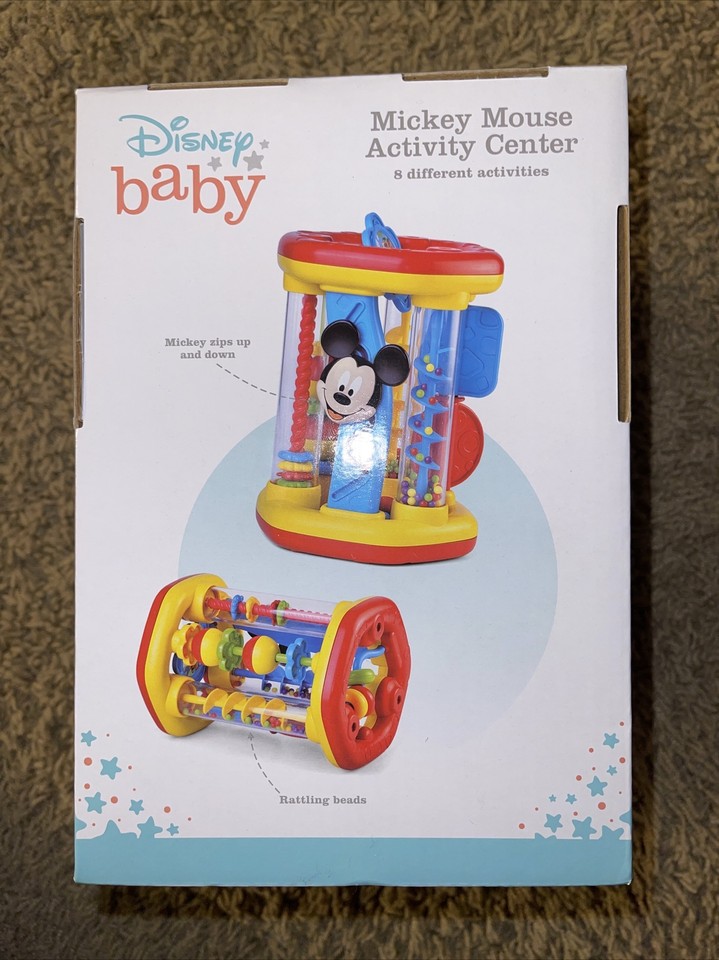 Disney Baby Mickey Mouse Activity Center With 8 Different Activities ...
