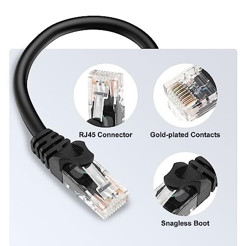 Cat6 Outdoor Ethernet Cable 100FTPVC&LLDPE UV Double JacketsDirect ...