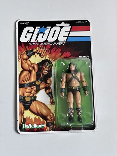 NEW SUPER 7 GI Joe RAMAR 3.75” ReAction+ Plus Action Figure Hasbro MOC ...