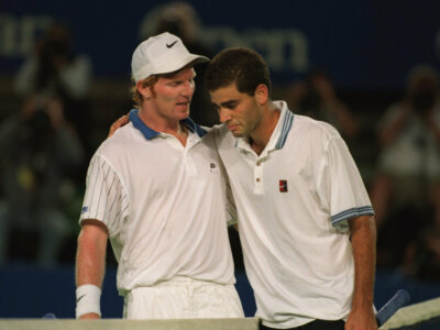 1995 Australian Open QF---Sampras v. Courier---2 DVDs--5 Thrilling sets ...