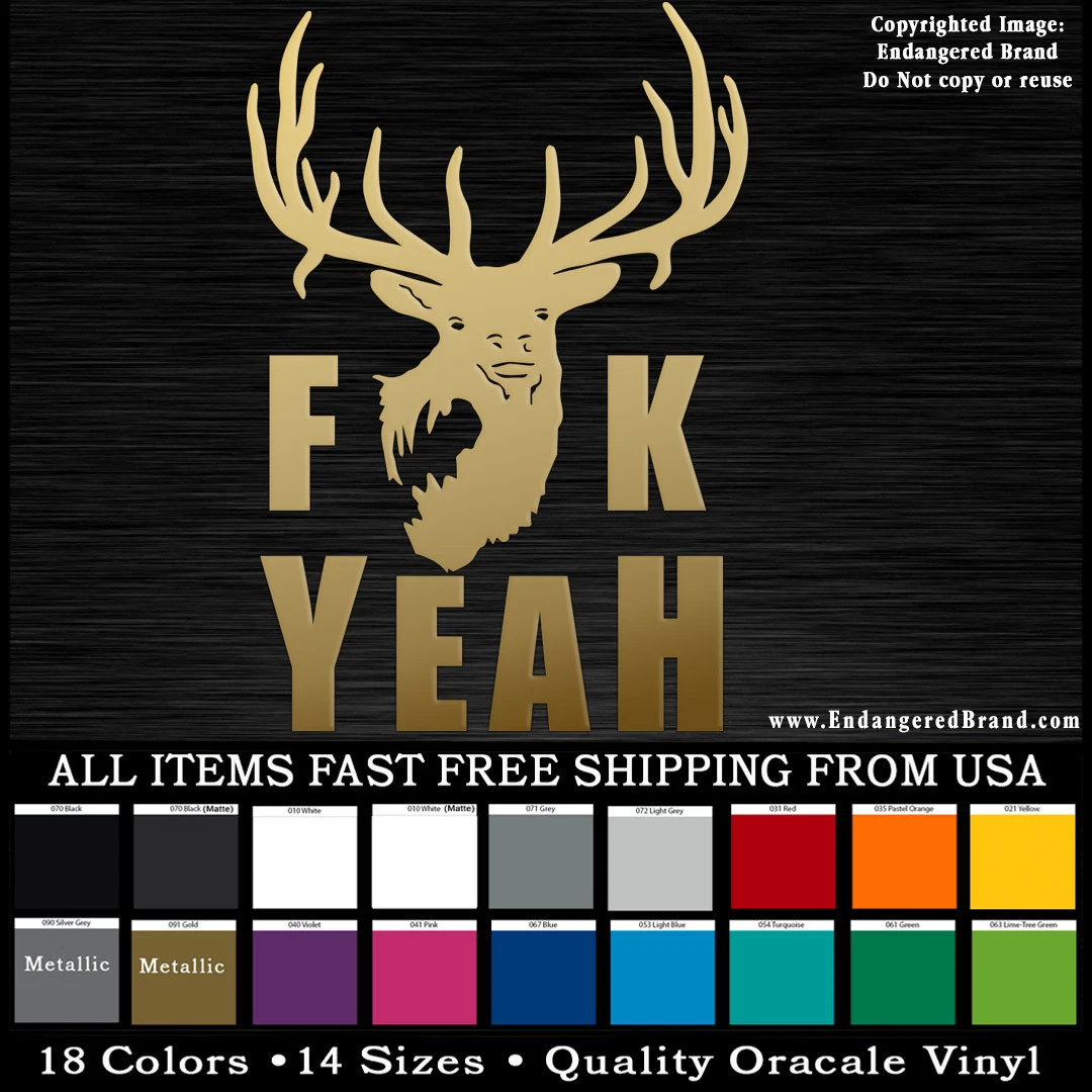 Elk Hunting Decals