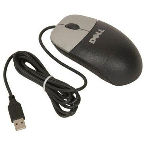 Dell MS111 Wired USB Optical Mouse 2 Button 1000 DPI Scroll Wheel Black ...