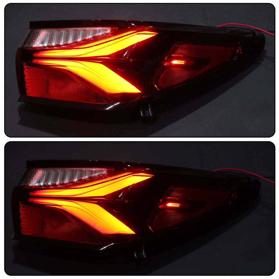 Outer Red For Chevrolet Blazer 2019-2022 Rear Pair Black LED Tail Light ...