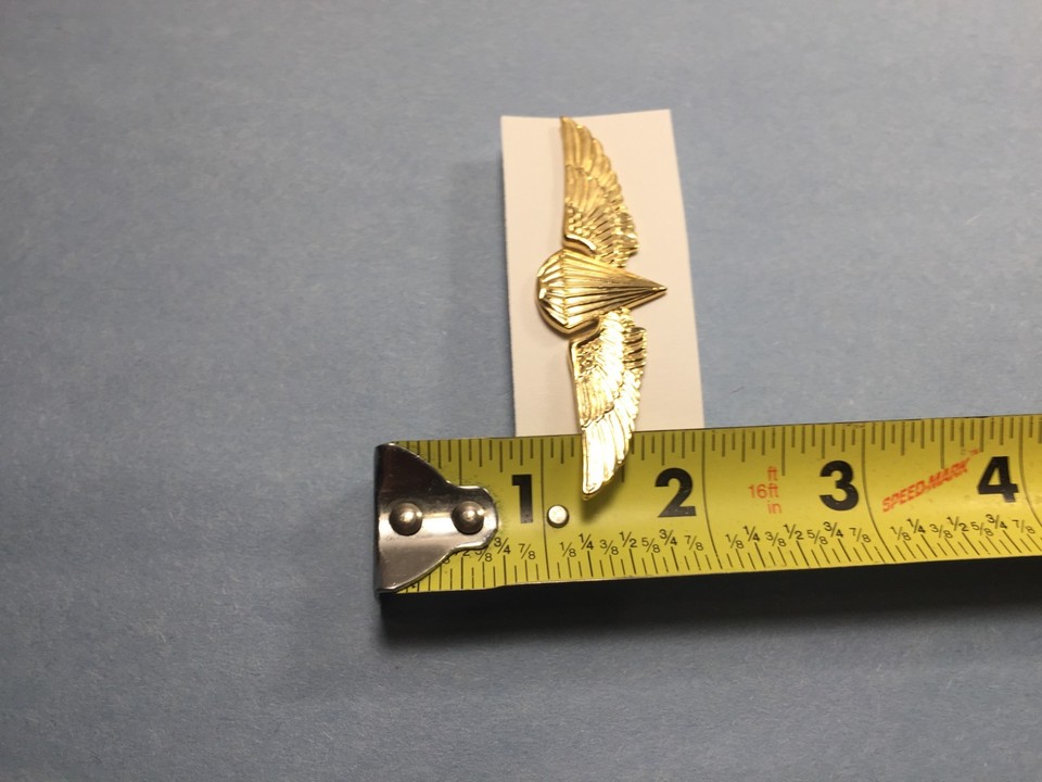USN / USMC - Parachutist Badge (Gold tone) full size | eBay
