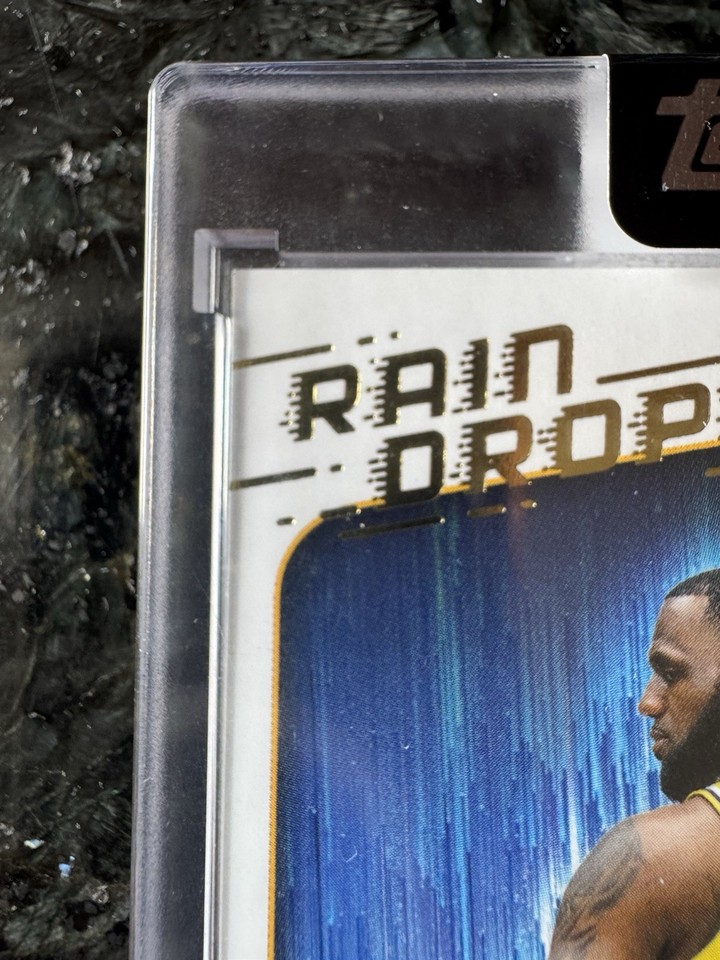 2024 LeBron James Topps 3 Raindrops Signature Gold 8/10 On-Card Auto | eBay