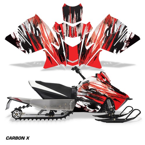 Snowmobile Graphics kit Sled Decal for Arctic Cat ZR200 2018-Up CarbonX ...