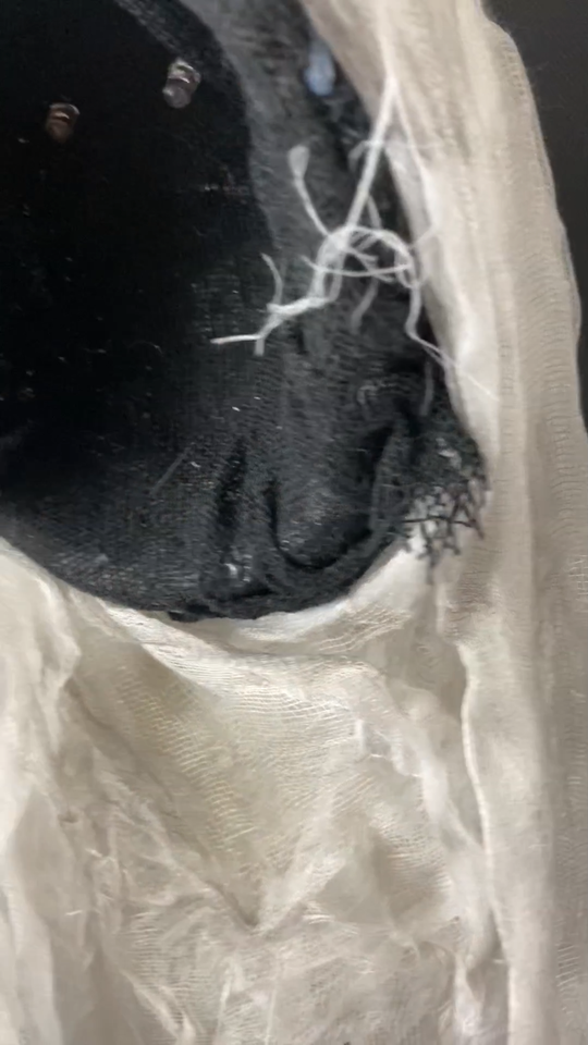 3 Foot Hanging Faceless Spectre Ghost Animatronic LED Red Eyes Moving ...