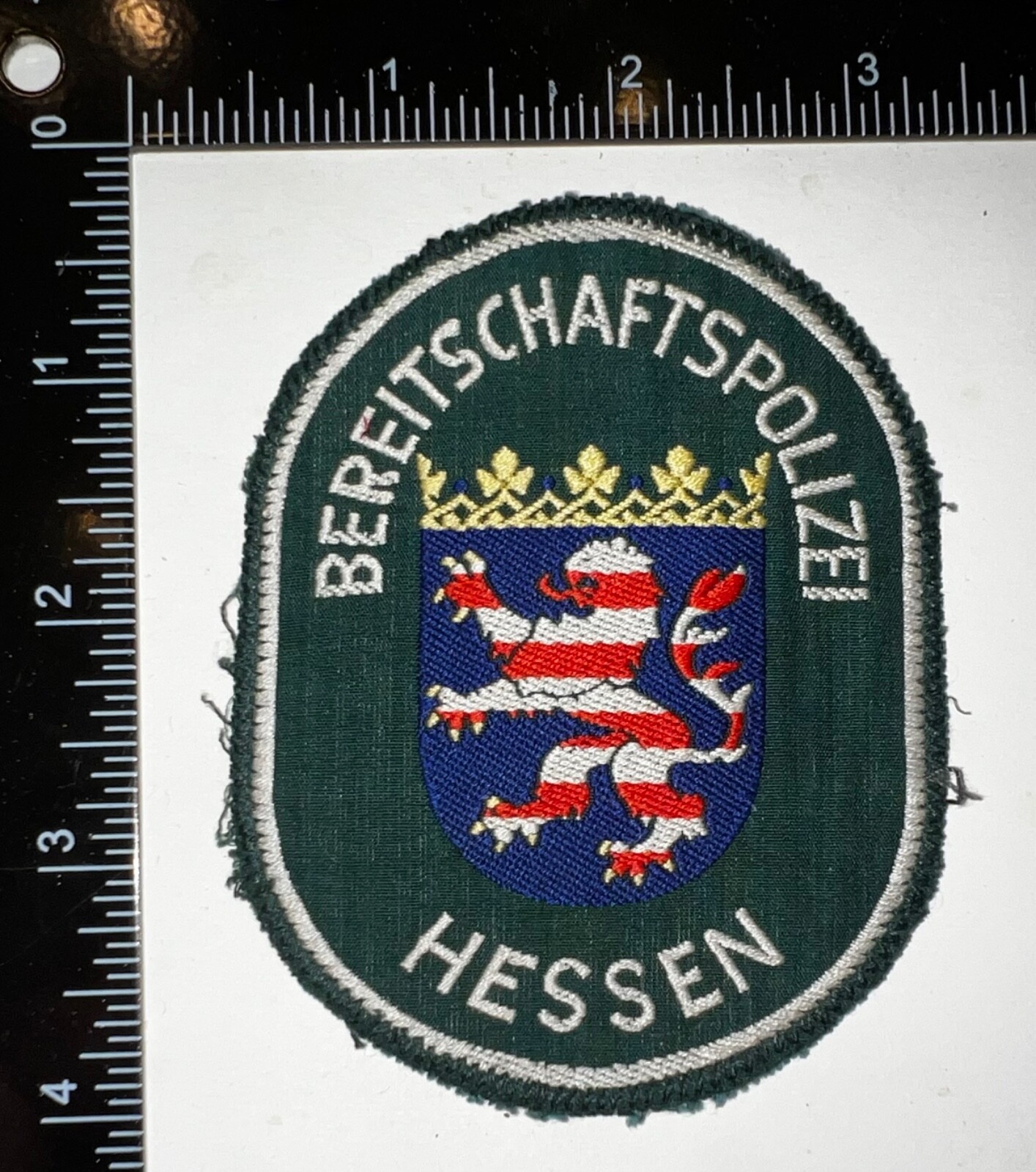 VINTAGE Hessen West German Police Bereitschaftspolizei Patch | eBay