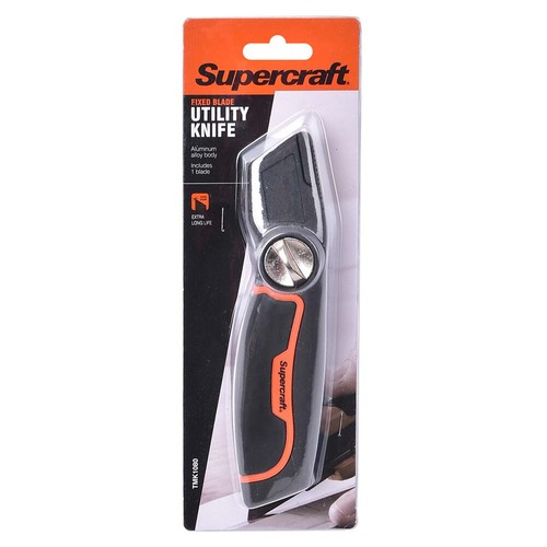 Supercraft Fixed Blade Multipurpose Precision Utility Knife/Box Cutter ...