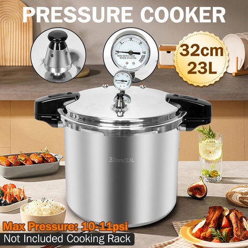 Large Capacity 23L Aluminium Pressure Cooker Preserver Canner with ...