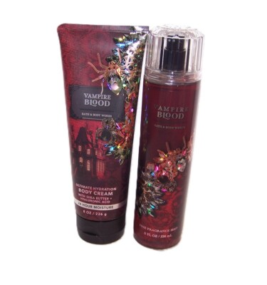Vampire Blood Fragrance Mist & Body Cream 8 oz each - Bath & Body Works ...
