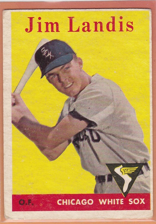 1958 TOPPS BASEBALL JIM LANDIS #108 WHITE SOX VG/VGEX *70947 | eBay