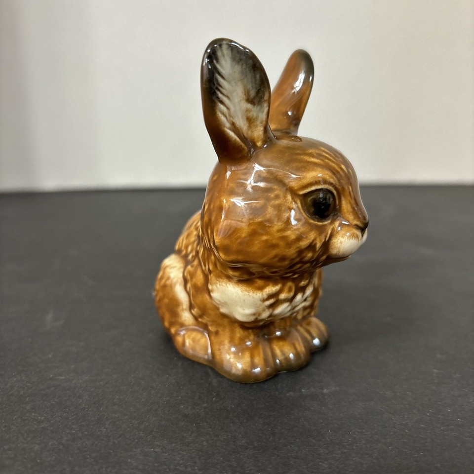 GOEBEL Vintage Brown Bunny Ceramic Rabbit Figurine W. Germany | eBay