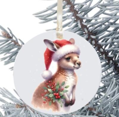 Kangaroo Hanging Bauble Gift Present Decoration Christmas | eBay UK
