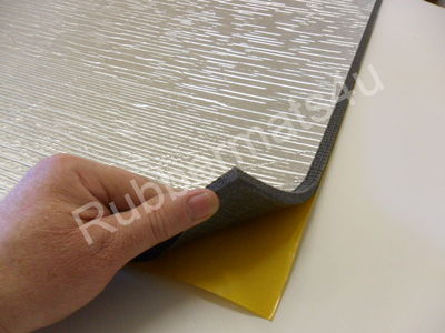 Fire Retardant Self adhesive Foil backed PE Foam Under Car Bonnet 1m x ...