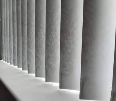 Made To Measure PVC Pet Friendly Blackout Vertical Blind Slats- 89mm(3. ...