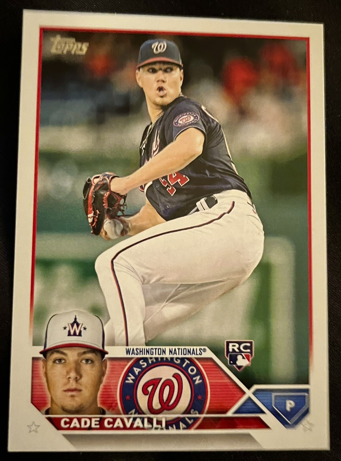 Cade Cavalli Flagship Rookie Card RC 2023 Topps Series 1 Baseball #320 ...