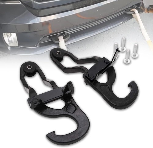 Ram Front Tow Hooks and Bezel Bracket For 2009-2019 Dodge Ram 1500 ...