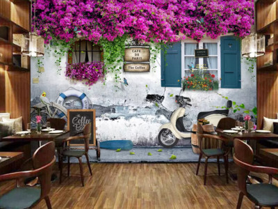3D Flowers Wall 9004 Wallpaper Mural Wall Print Wall Wallpaper Murals ...
