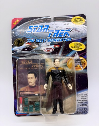 Star Trek Next Generation Lieutenant Commander Data Action Figure ...