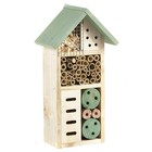 Pet Ting Wooden Insect Bee House Natural Wood Bug Hotel Shelter Garden ...