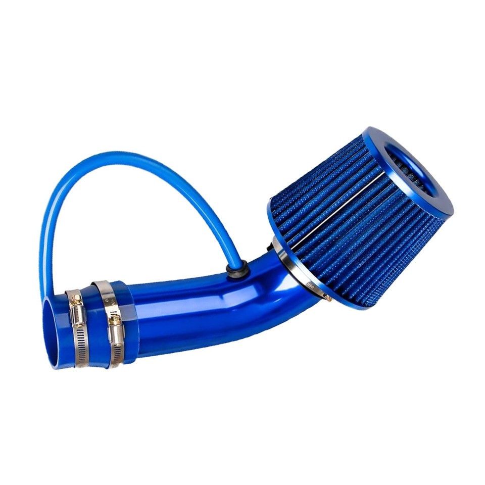 3" Cold Air Intake Filter Induction Kit Pipe Aluminum Power Flow Hose ...