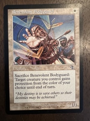 Benevolent Bodyguard : MTG Magic The Gathering / Judgment #300 /LP-NM ...