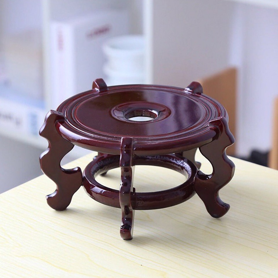 Wood Plant Riser Stand for Potted Plants Fish Bowl Vintage Home Decor ...
