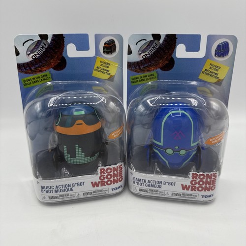 Tomy Rons Gone Wrong Action Figures Music/Gamer Action B Bot Glow In ...