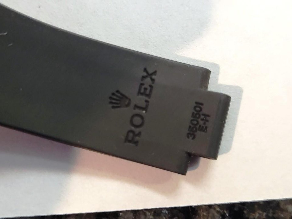 Genuine Rolex OYSTERFLEX 350501 Size EH 40mm Yachtmaster Daytona ...