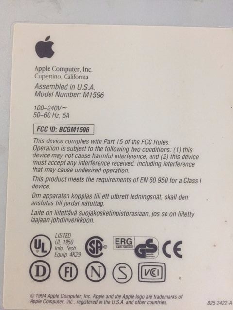 Rare Vintage 1994 Apple Macintosh Performa 6112CD Computer M1596 | eBay