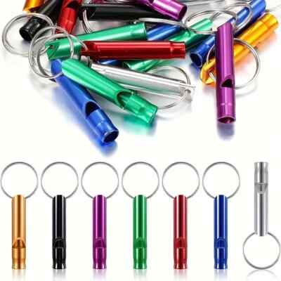 Emergency Whistle Keychain 180dB Survival Outdoor Safety Hiking 1/2/3/5 ...
