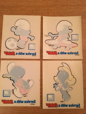 Smurf Car Stickers 4 Retro National Benzole Petrol.. See our other ...