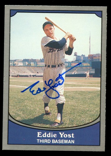 Eddie Yost #73 signed autograph auto 1990 Pacific Legends Baseball ...