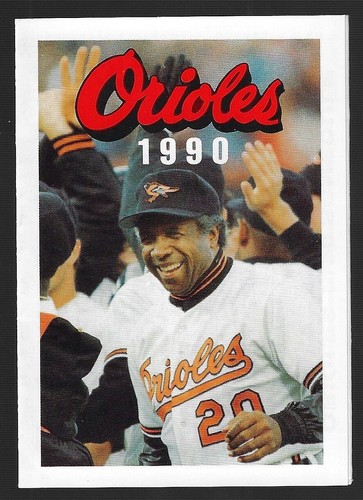 1990 Baltimore Orioles MLB Baseball Schedule !!! Giant | eBay