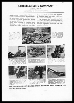 1946 Barber-Greene Co. Snow loaders bucket Aurora IL Vintage trade ...