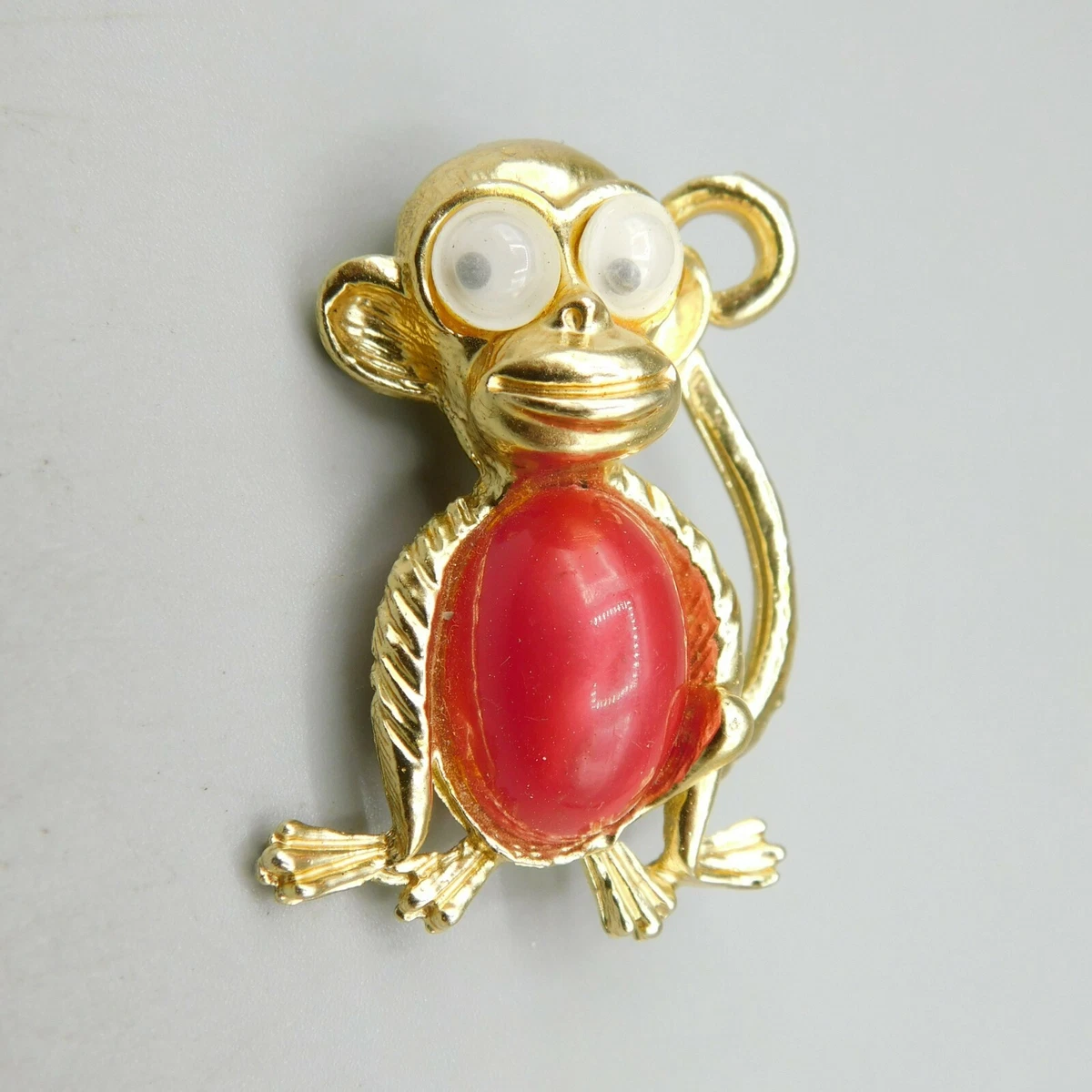 Vintage Monkey Brooch
