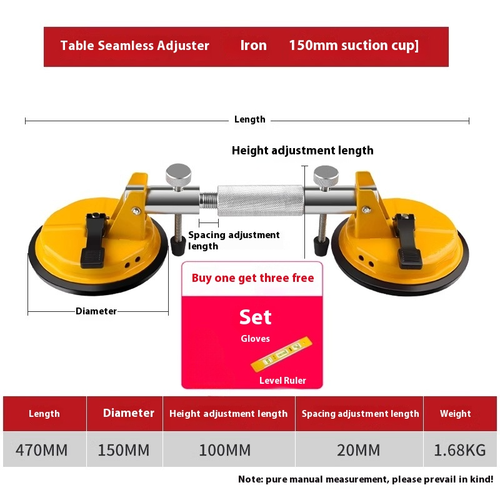 Stone Splicer Suction Cups Strong Vacuum Tensioning Leveling Joints ...