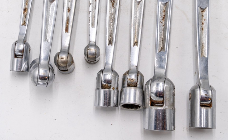 Snap-On SAE Double Ended Flex Socket End Wrench Set FH 1/2" - 11/16" 8 ...