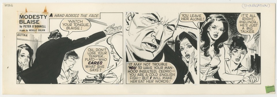 Neville Colvin - Modesty Blaise 6074A, Plato's Republic - NO RESERVE ...