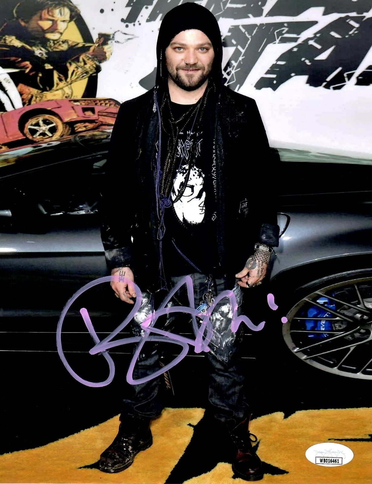 Bam Margera autographed signed 8x10 photo JSA COA Jackass | eBay