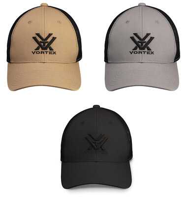 Vortex Optics Core Logo Embroidered Hat Sandbar/Stone/Black Cap OSFM | eBay