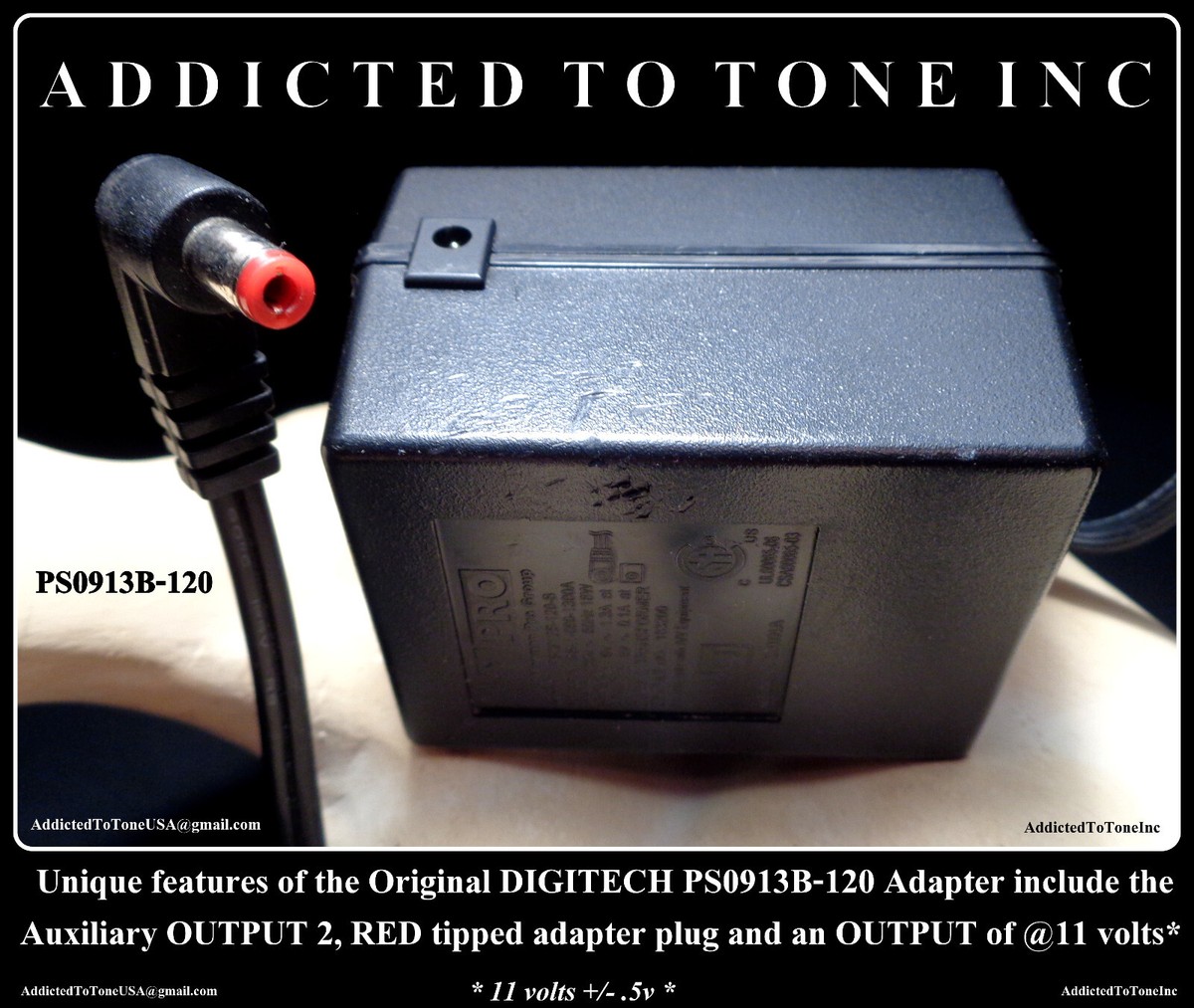 Digitech PS0913B-120 Power Supply – US Plug | Reverb