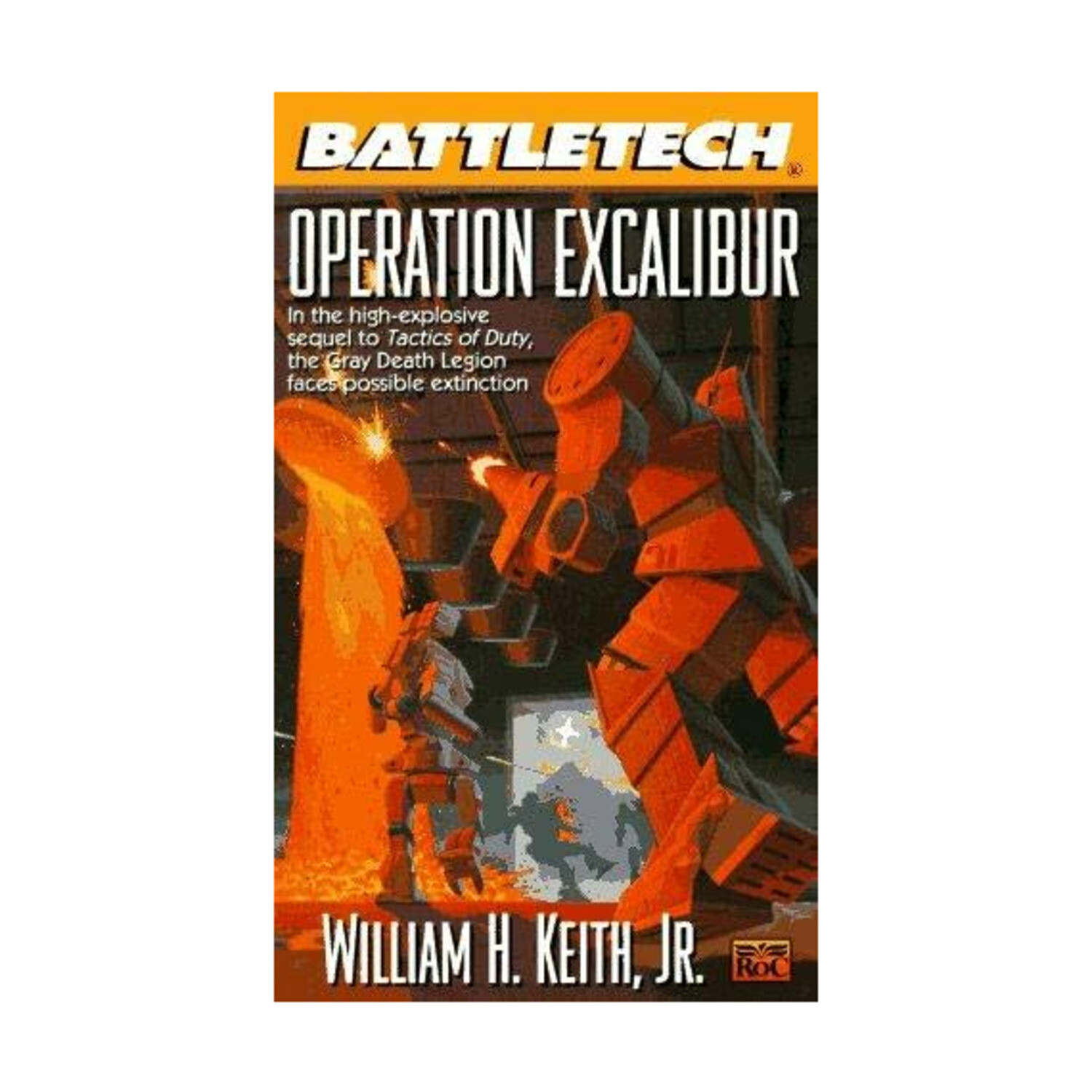 FASA Battletech Novel Operation Excalibur VG | eBay
