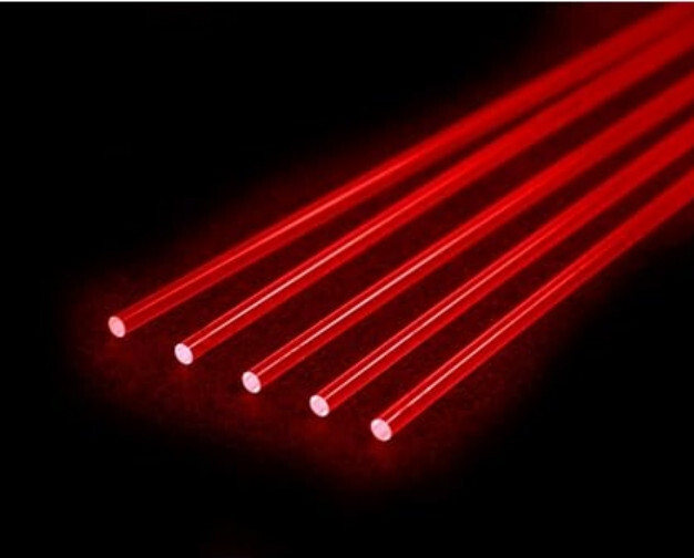 Fluorescent Fiber Optic Rods - Your Pick Size and Color 1 Meter Long | eBay