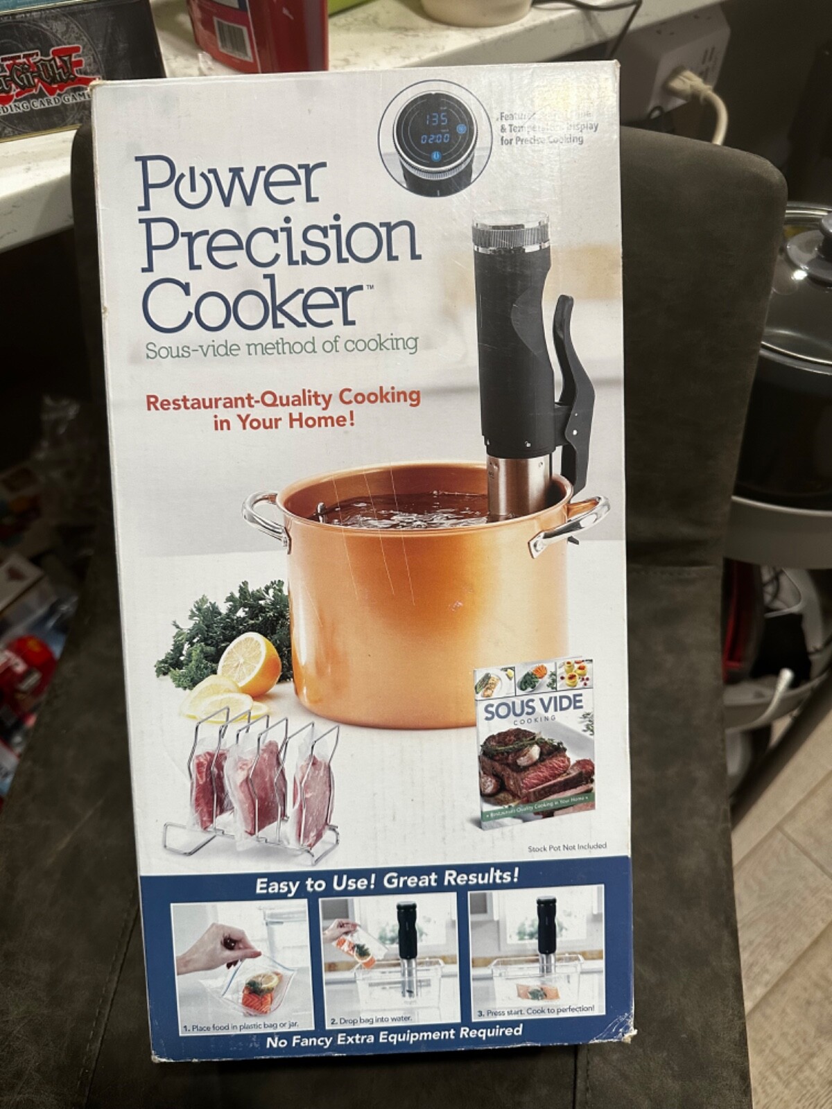 Power Precision Cooker Sous-vide Method Of Cooking NOB Tristar Digital ...