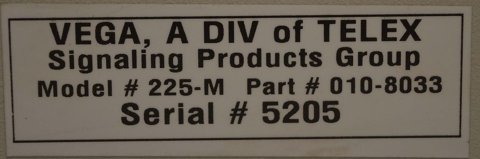 Telex Vega 225-M Tone Remote Adapter ++ NICE ++ | eBay