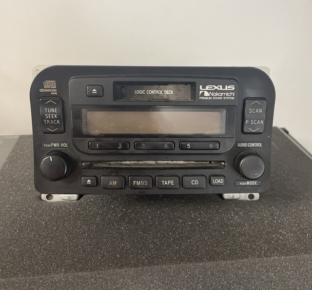 1998-2002 Lexus Lx470 Radio Audio Receiver 2 DIN Cassette CD Player OEM ...