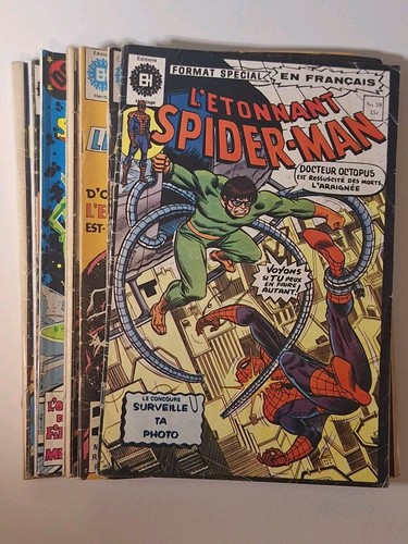 Marvel DC Editions Heritage French Canadian Comic Lot of 12 | eBay